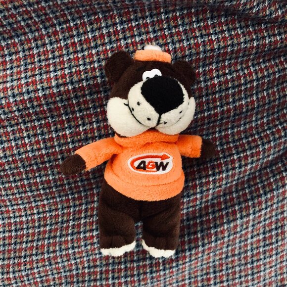 A&W | Toys | Vintage Aw Root Beer Plush Rooty The Teddy Bear 6 Stuffed ...